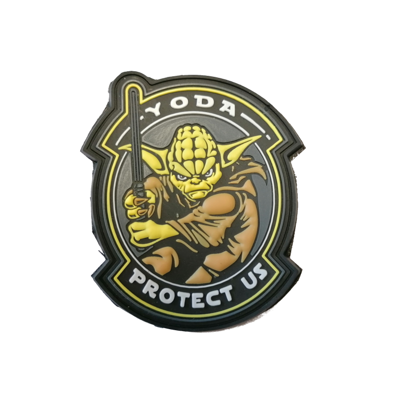 Patch 3D PVC Yoda Protect Us