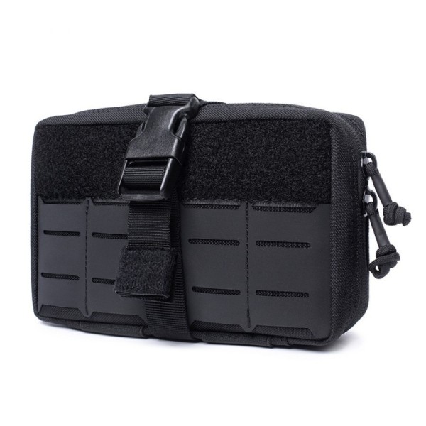 Laser Cut Utility Pouch - Black [LF]