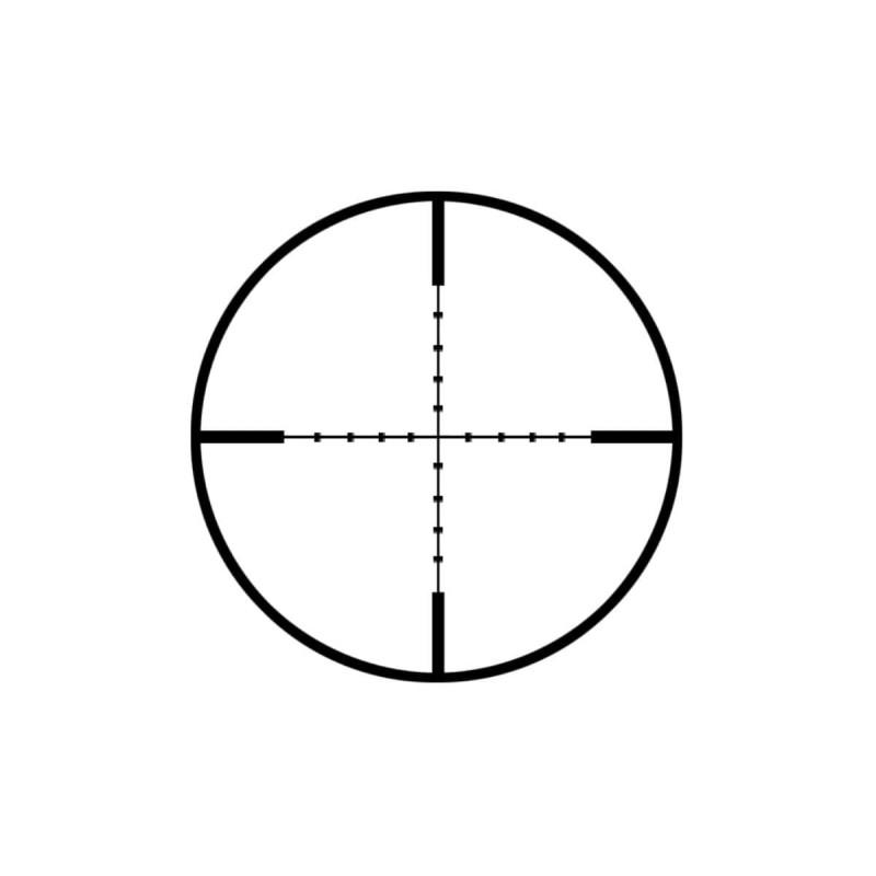 3-9x40E Illuminated Red and Green Scope - Black [Lancer Tactical