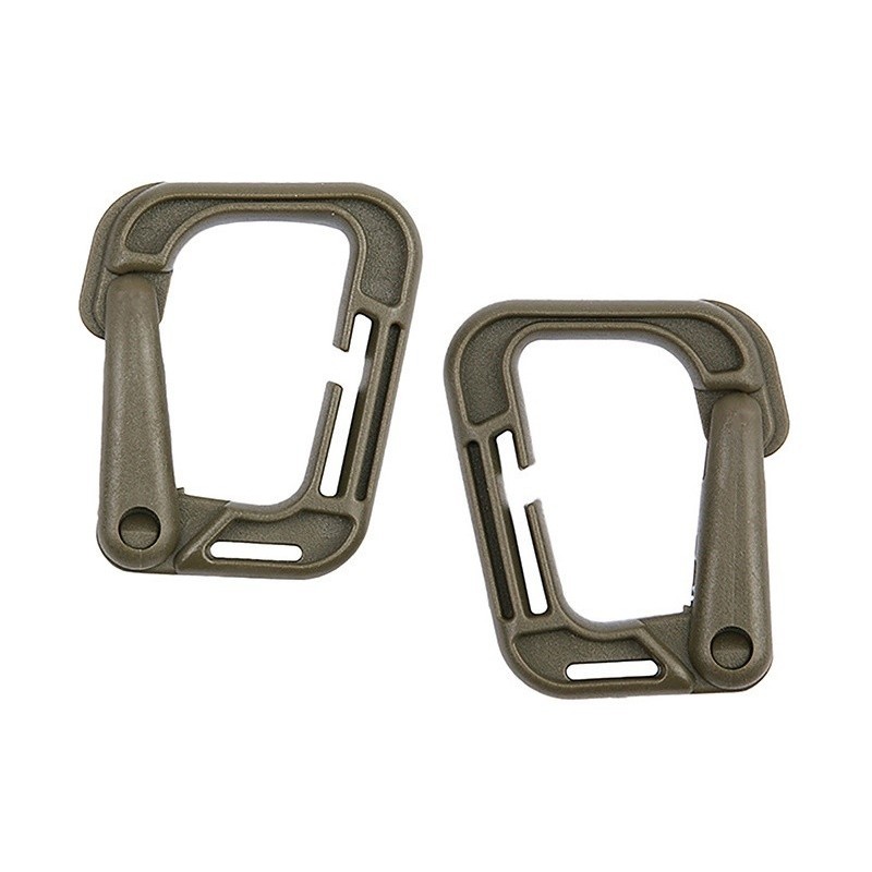 Mosquetão Molle Hook Grimloc - Pack 2 Verde [101 INC]