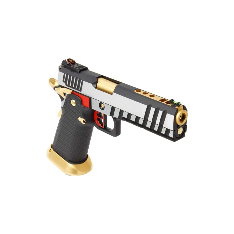 GBB Hi-Capa HX20 Series - HX2001 Silver/Gold [Armorer Works Custom]