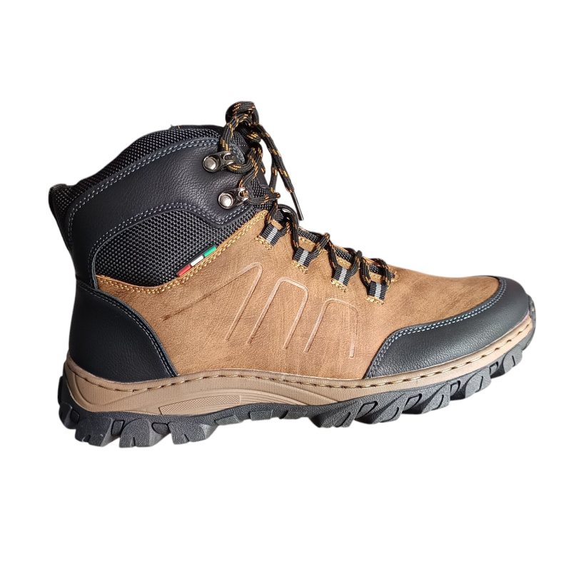 Bota Caminhada com Fecho Lateral - 3-24328 Castanha [Bebracci]