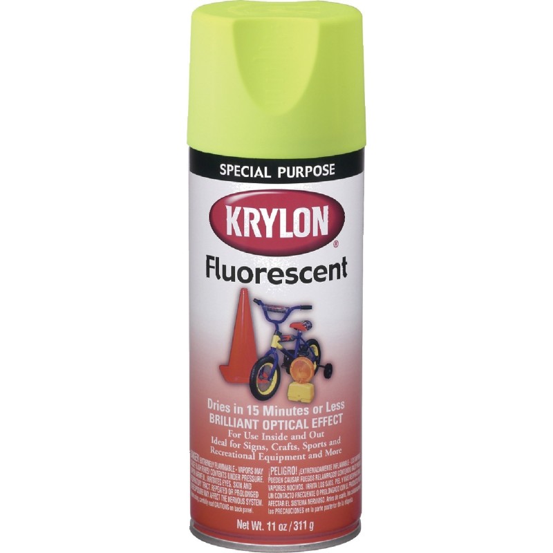 Yellow Fluor Spray Paint 400ml [Krylon]